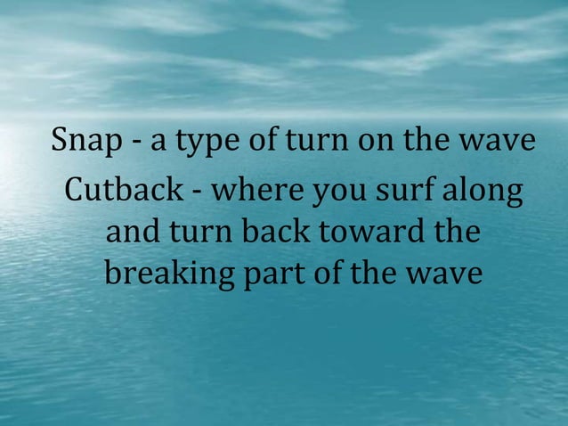 Surf and Sun - Surf Lingo - a basic guide | PPT