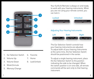 Surf link adv_remote_manual | PDF