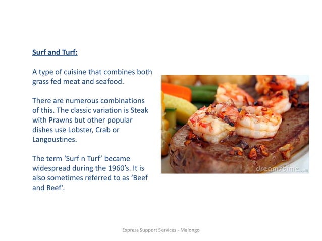 Surf & turf | PPT