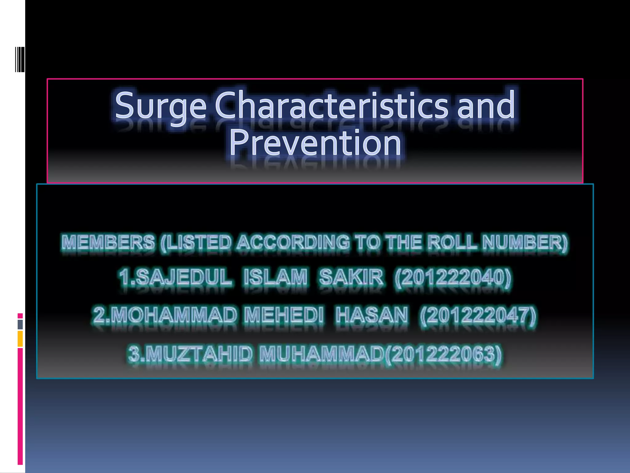 Surge in compressor | PPTX