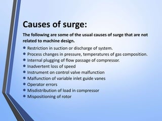 Surge in compressor | PPTX