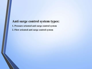 Surge in compressor | PPTX