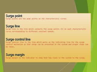 Surge in compressor | PPTX