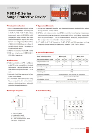 Surge Protective Device -Meba | PDF
