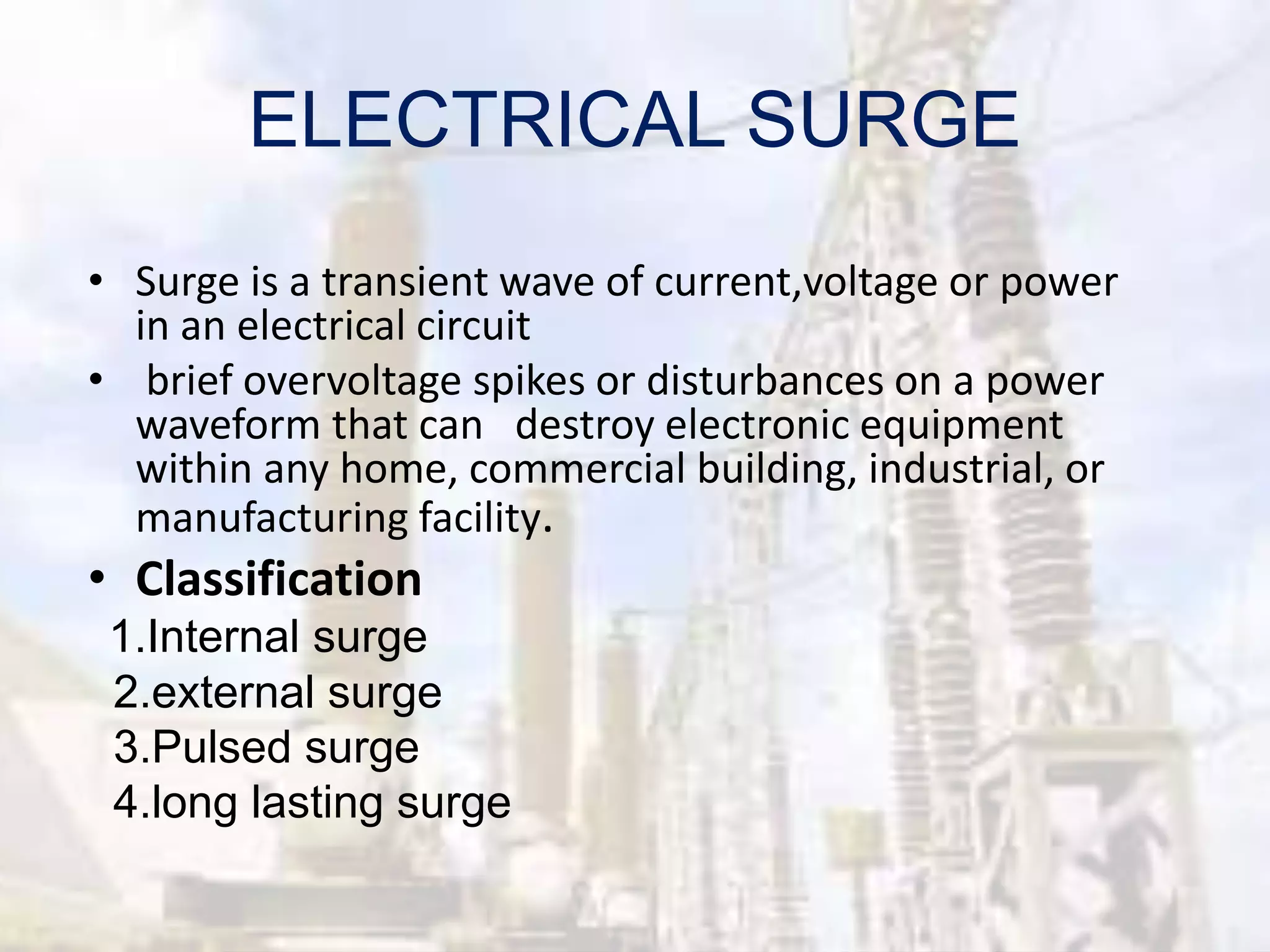 Surge arrester ppt | PPTX