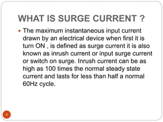 Surgecurrentprotectionusingsuperconductorpptmahesh 140326104357 ...