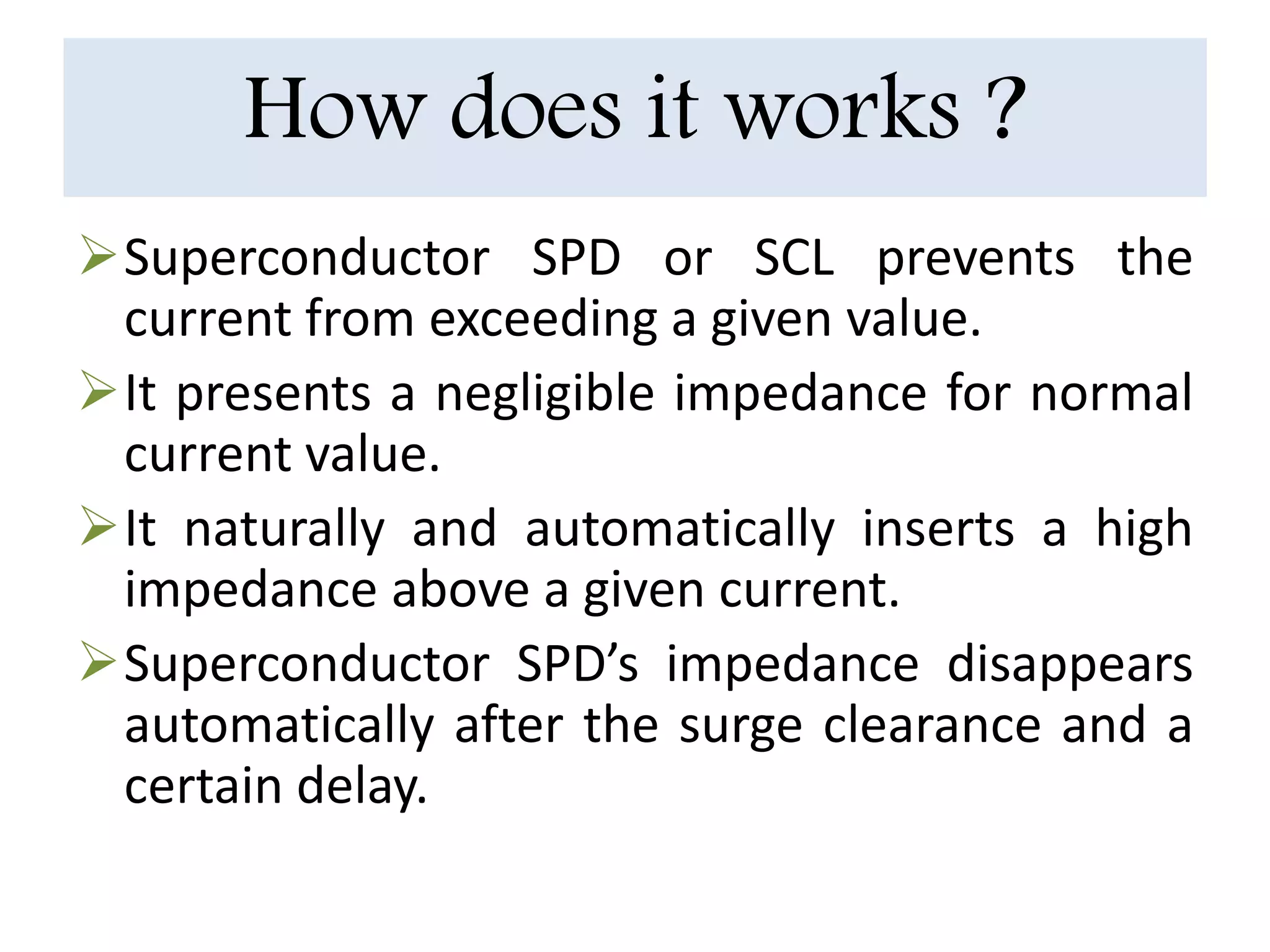 Surge current protection using superconductor ppt | PPTX
