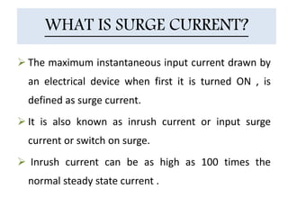 Surge current protection using superconductor ppt | PPTX