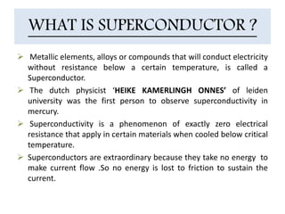 Surge current protection using superconductor ppt | PPTX