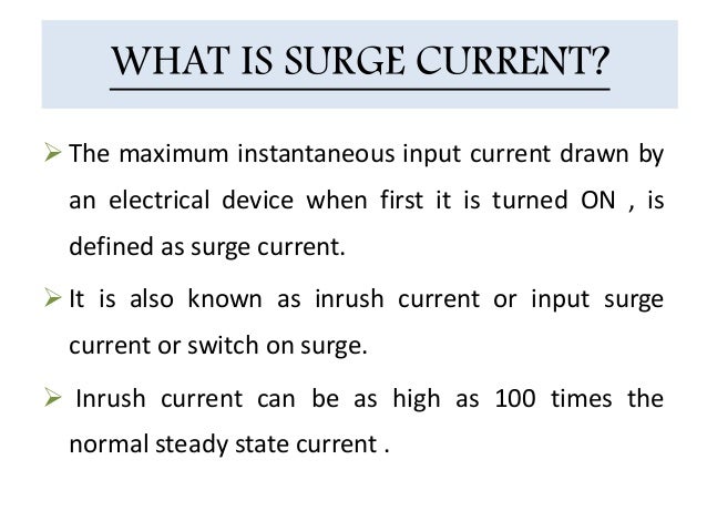 Surge current protection using superconductor ppt