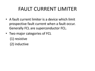 Surge current protection using superconductor ppt mahesh | PPT