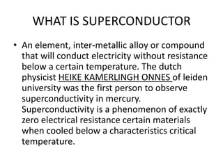 Surge current protection using superconductor ppt mahesh | PPT