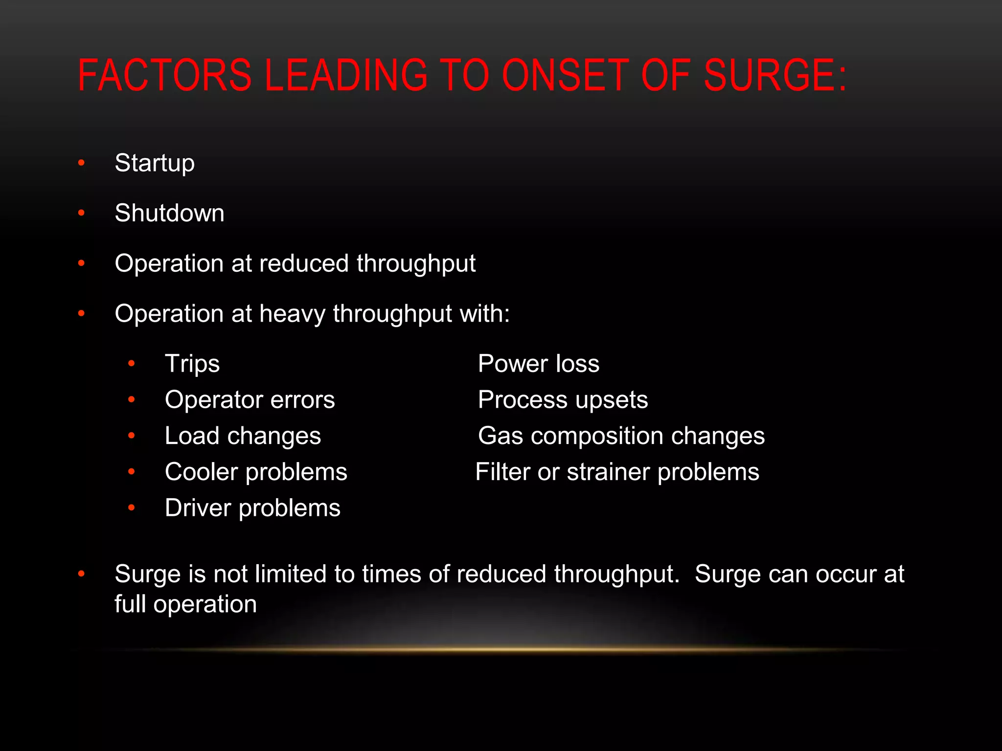 Surge in compressors | PPTX