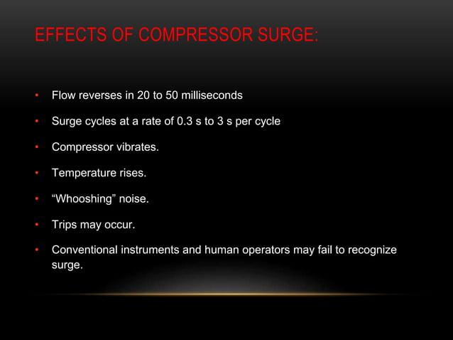 Surge in compressors | PPTX | Physics | Science