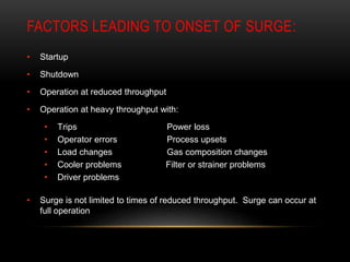 Surge in compressors | PPTX