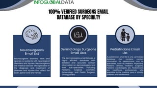 Surgeons Email List - Reach Highly Skilled Medical Professionals | PPT