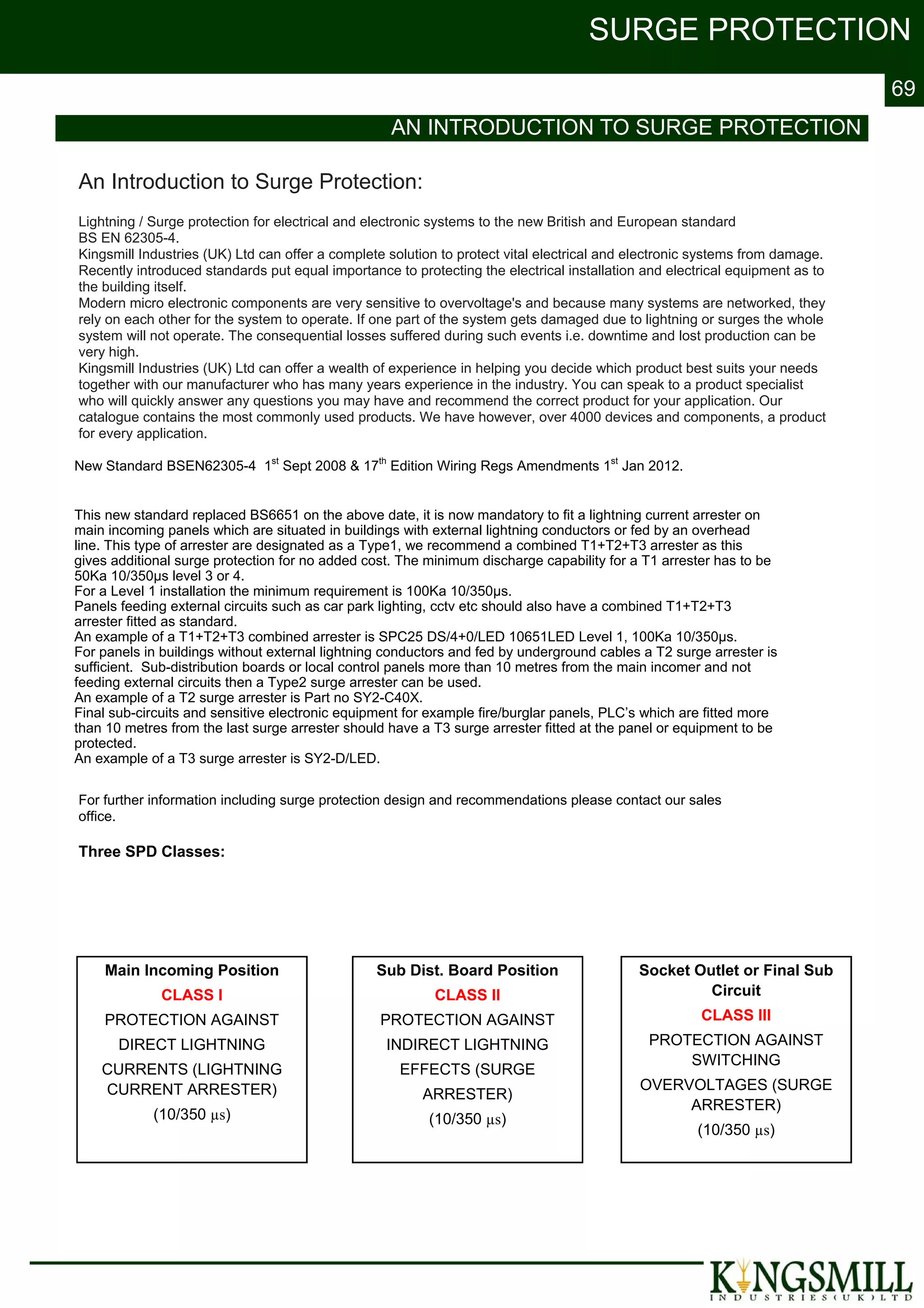 Surge Protection - Main Incoming Supply Sub Distribution Boards Socket ...