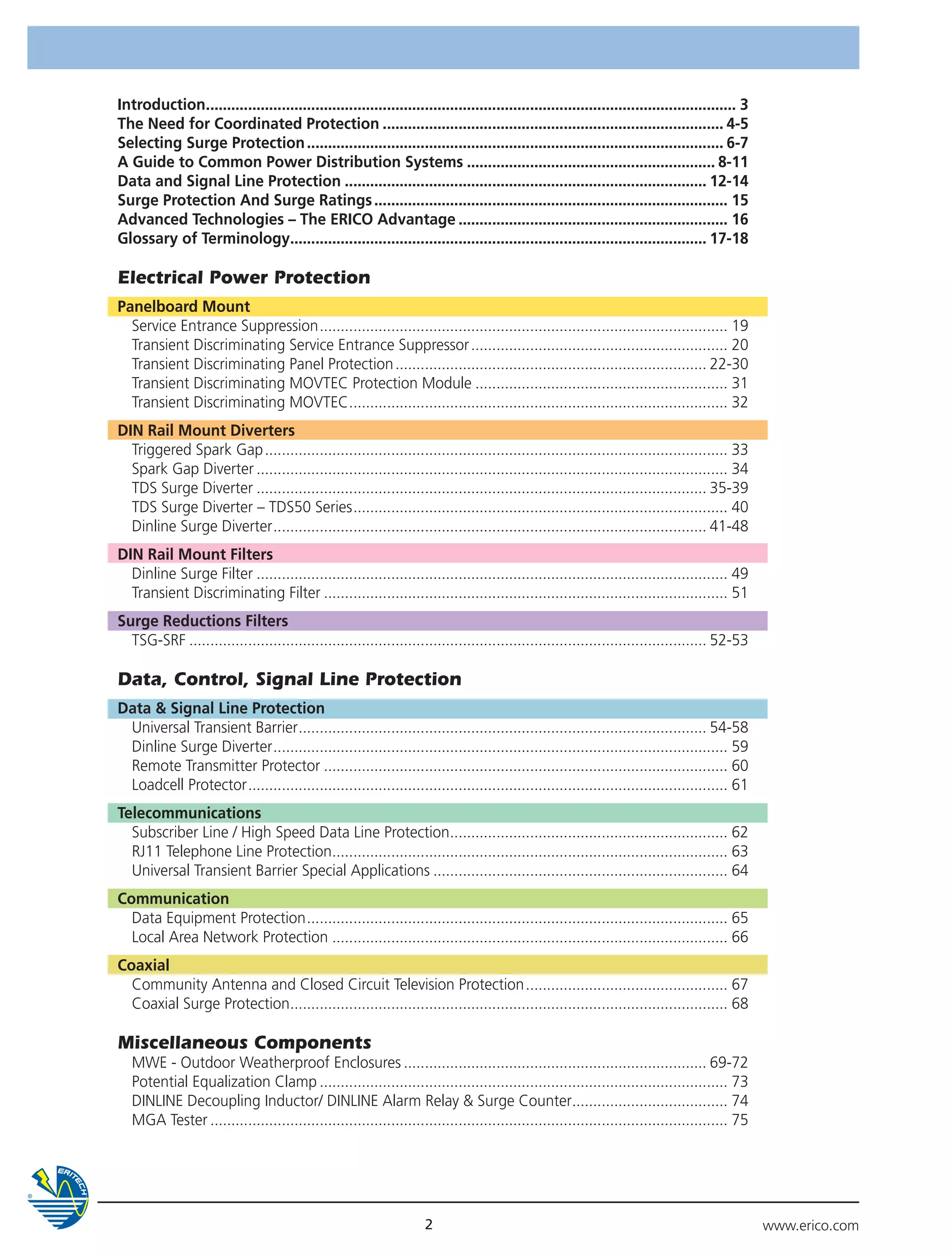 Surge protection erico 2012 | PDF