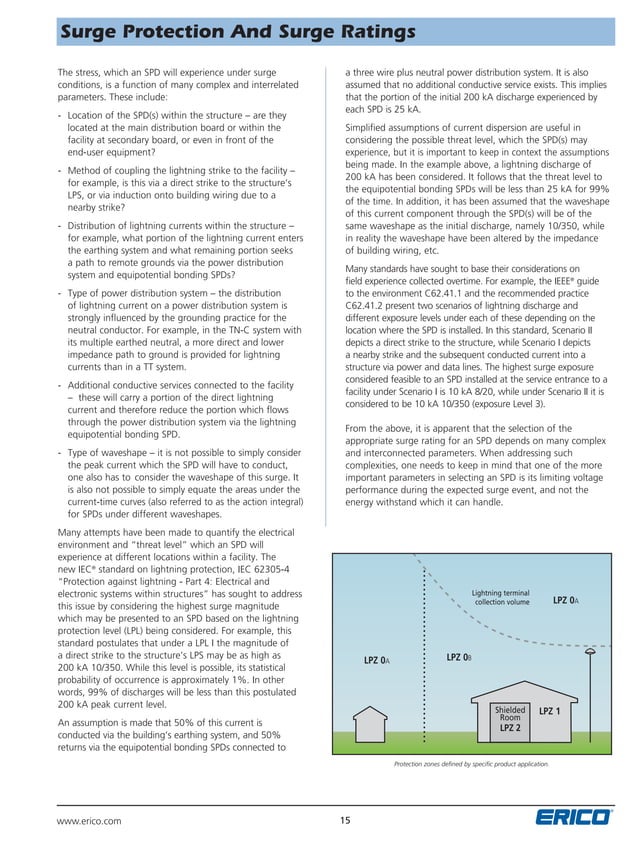Surge protection erico 2012 | PDF