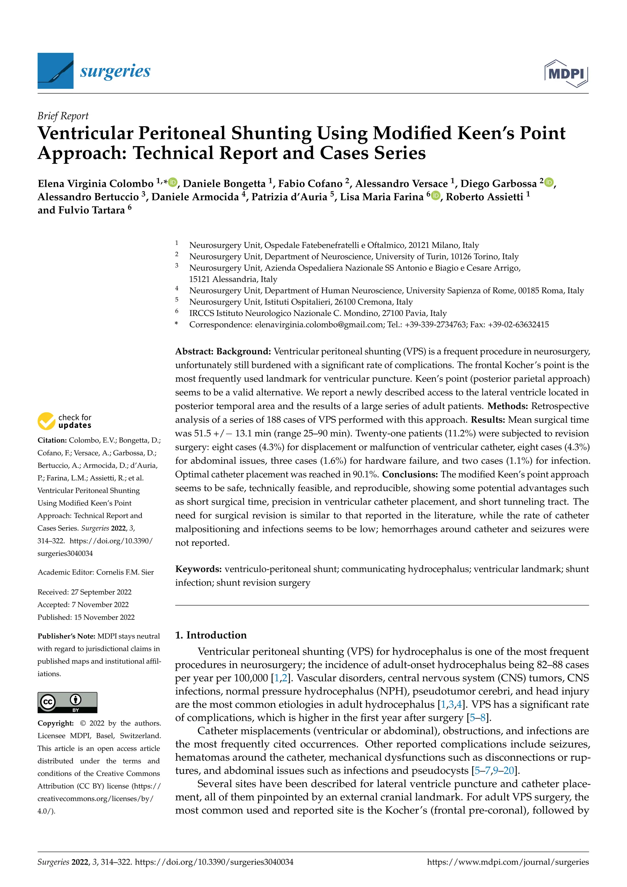surgeries-03-00034 vp shunt surgery using modified keens point ...