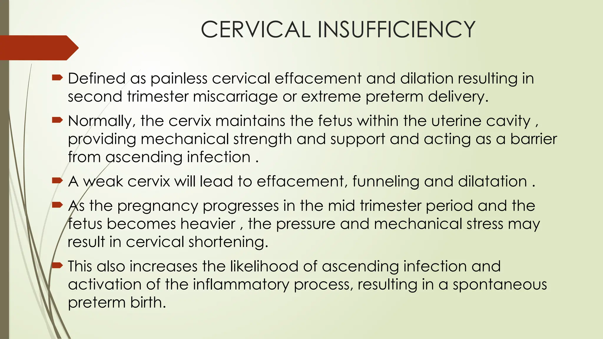 SURGERIES FOR CERVICAL INCOMPETENCE.pptx