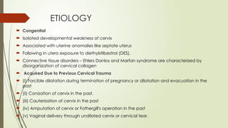 SURGERIES FOR CERVICAL INCOMPETENCE.pptx