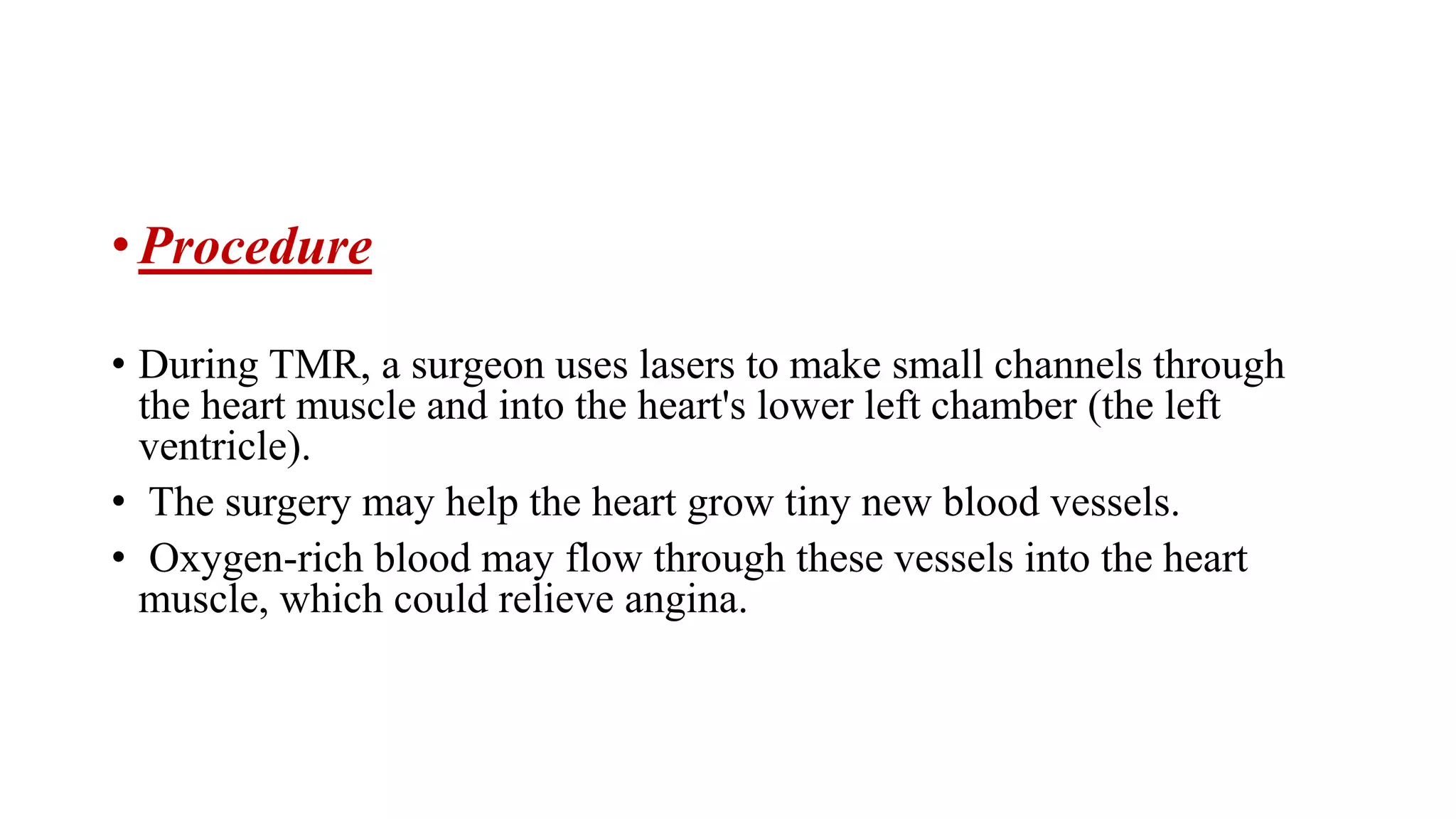 Surgeries involved in cardiology department | PPTX