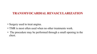 Surgeries involved in cardiology department | PPTX