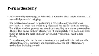 Pericardiectomy