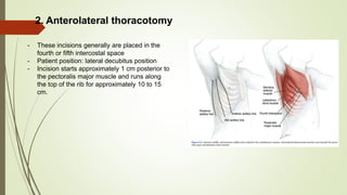 Surgeries of pleura and intercostal catheter | PPT