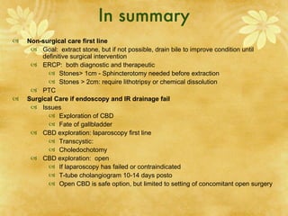 Surgery cholangitis[1] | PPT