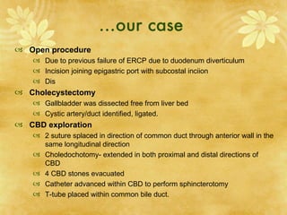 Surgery cholangitis[1] | PPT