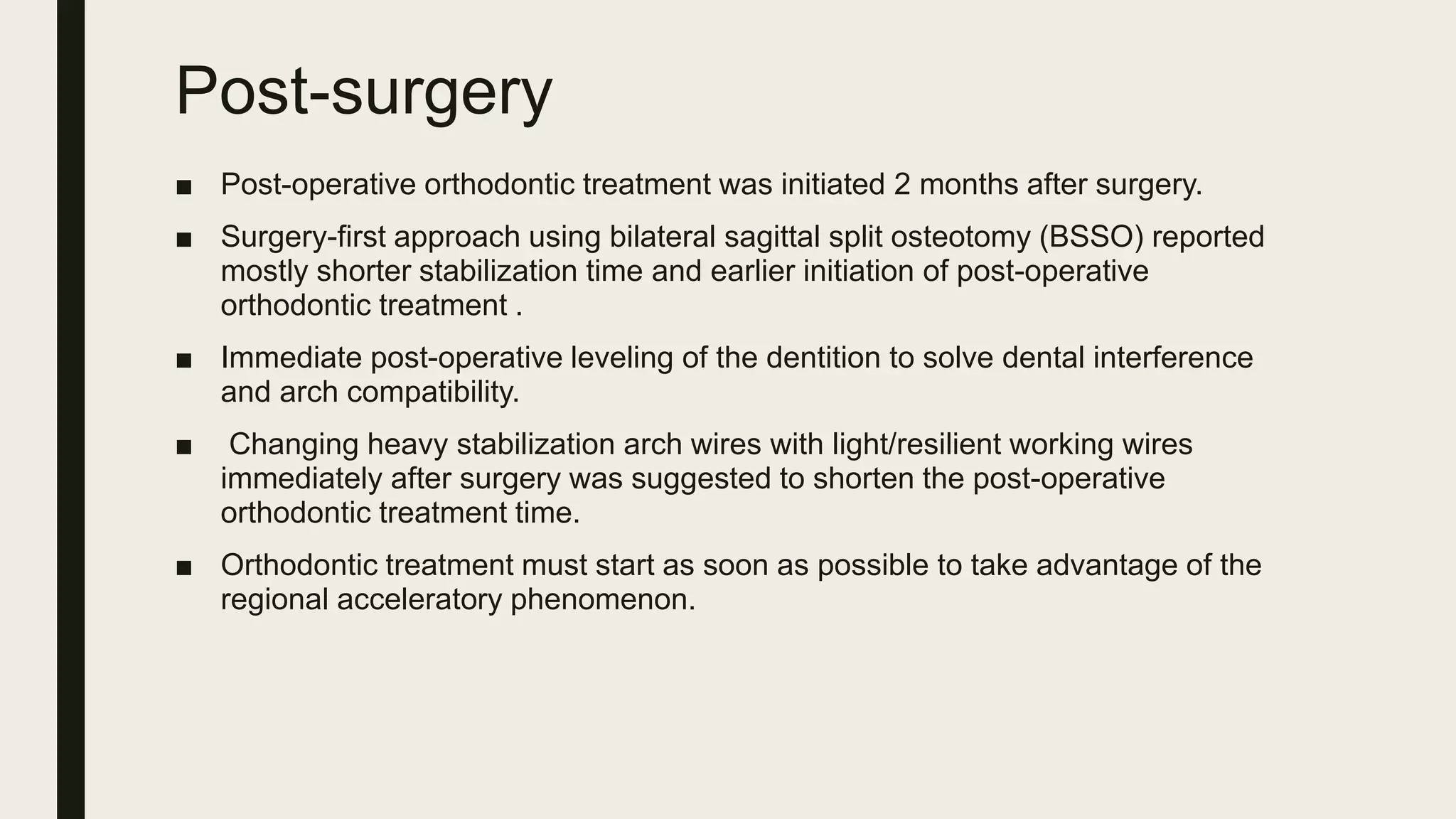 Surgery first orthognathic approach | PPTX