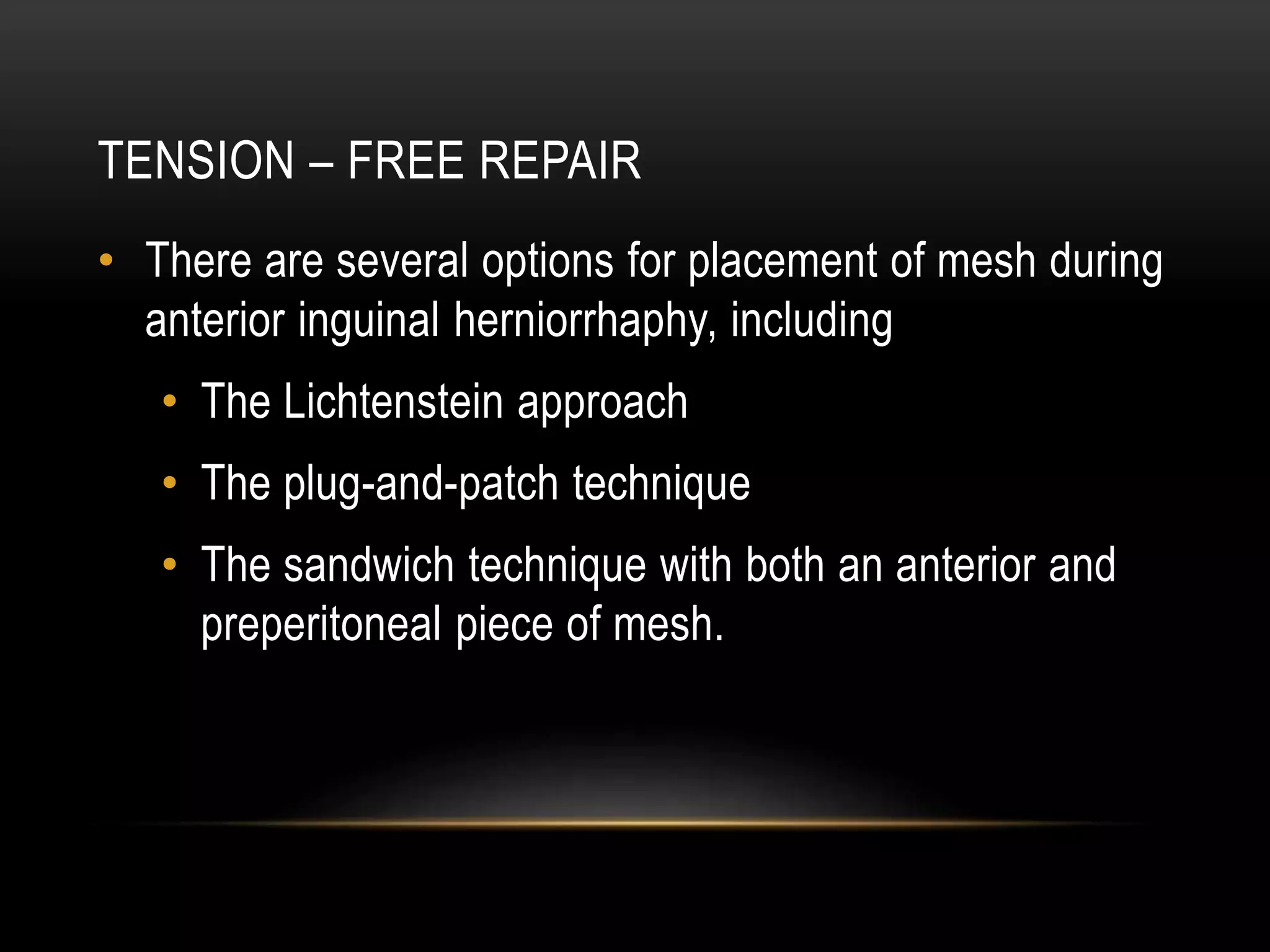 Surgery hernia | PPTX