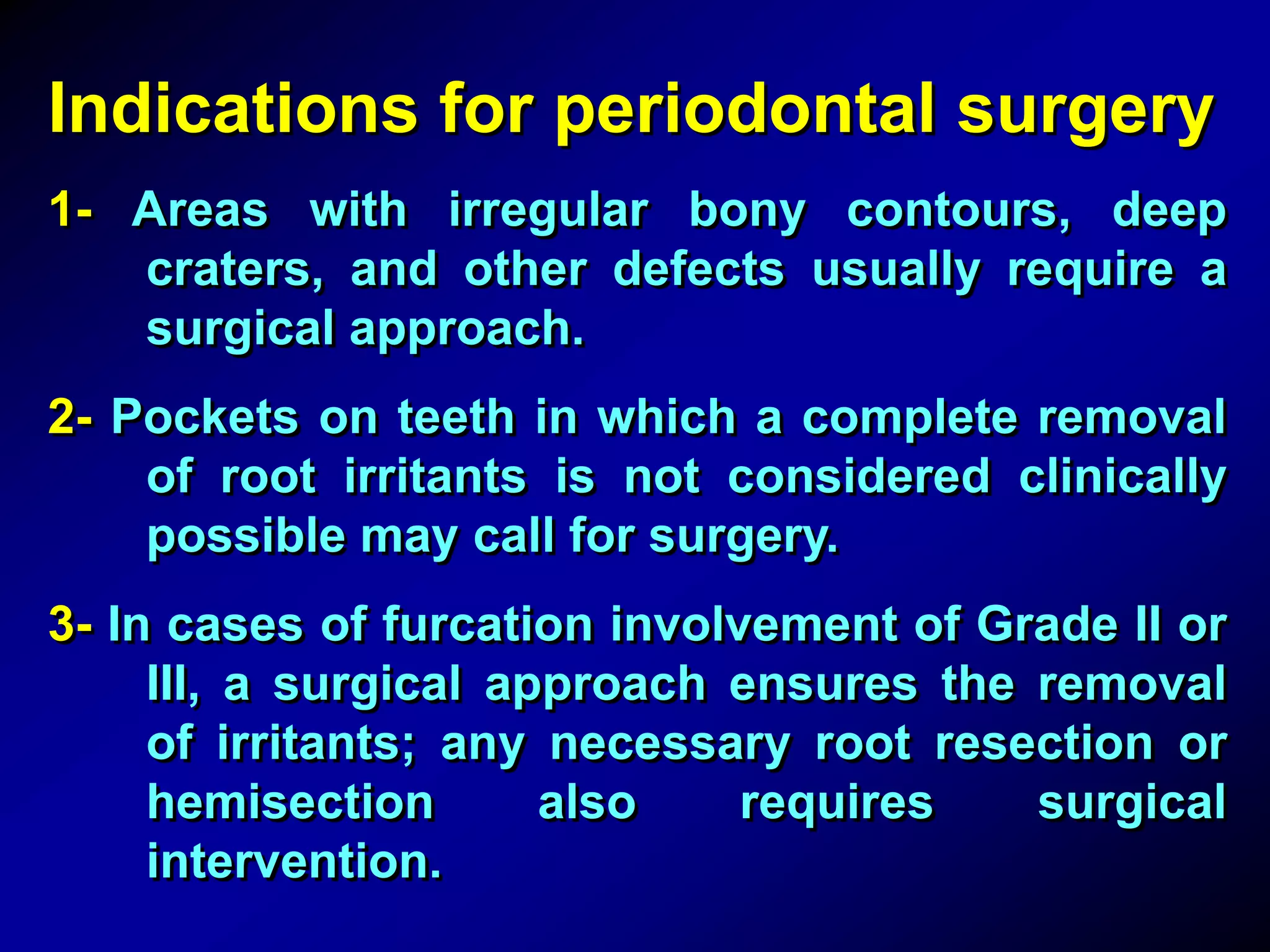 General Principles of Surgical Techniques for Periodontal Regeneration ...
