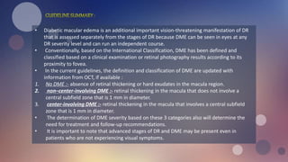 Diabetic Macular Edema (Surgery presentation) | PPTX
