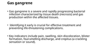 Thoracic outlet syndrome and gangrene with indication of amputation | PPTX