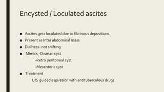 PERITONEAL TUBERCULOSIS & TUBERCULOUS MESENTERIC LYMPHADENITIS | PPTX