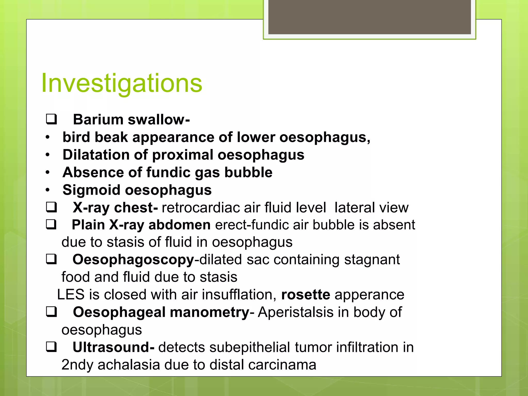 Surgery(achalasia cardia) | PPTX