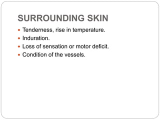 palpation of ulcer | PPTX