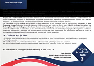 5th World Congress on Surgery & Anesthesia | PPT