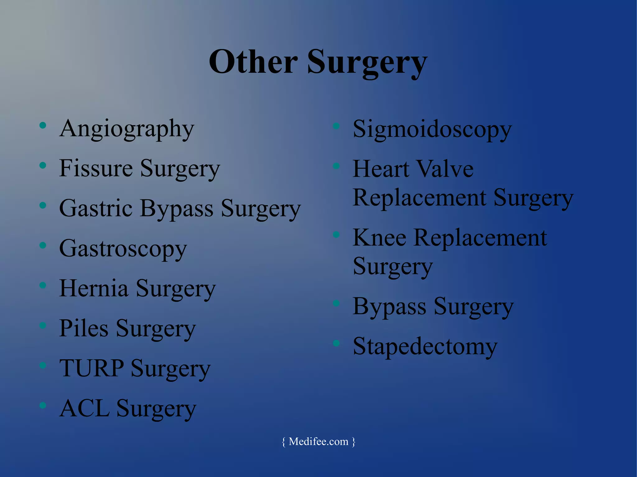 Surgery benefits and different types | PPT