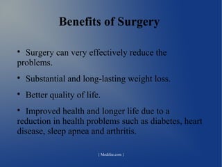 Surgery benefits and different types | PPT