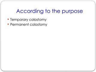 surgery COLOSTOMY GENERAL SURGERY PPT... | PPTX
