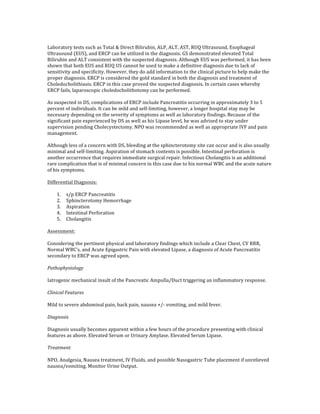 Case Report: ERCP | PDF