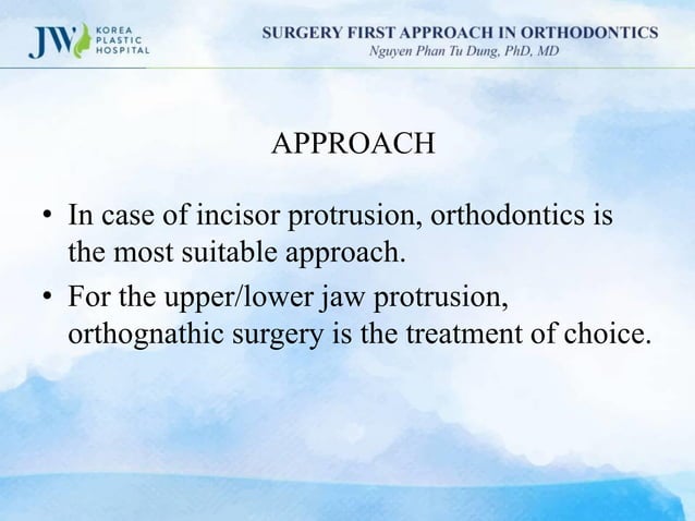 Surgery First Approach In Orthodontics | PDF