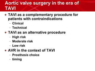 Surgery For Aortic Stenosis | PPT