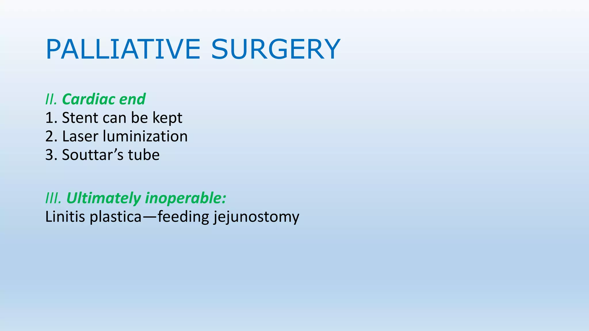Surgery for gastric ca | PPTX