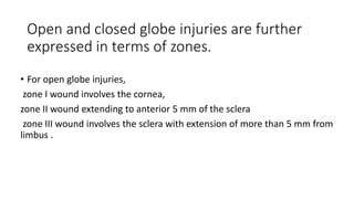 Surgery for ocular trauma | PPTX