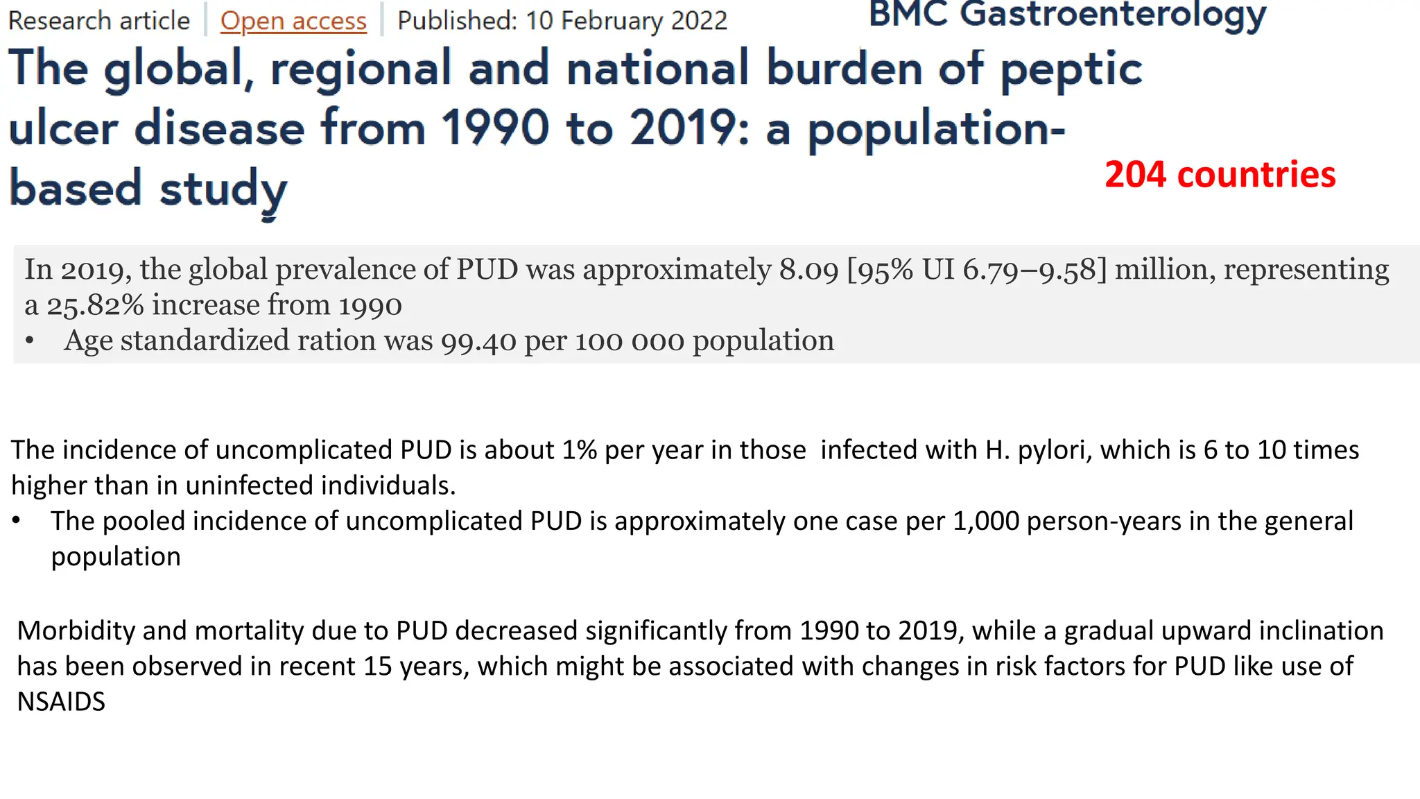 Surgery for Peptic ulcer disease (PUD).pdf. KCH-Malawi | PDF